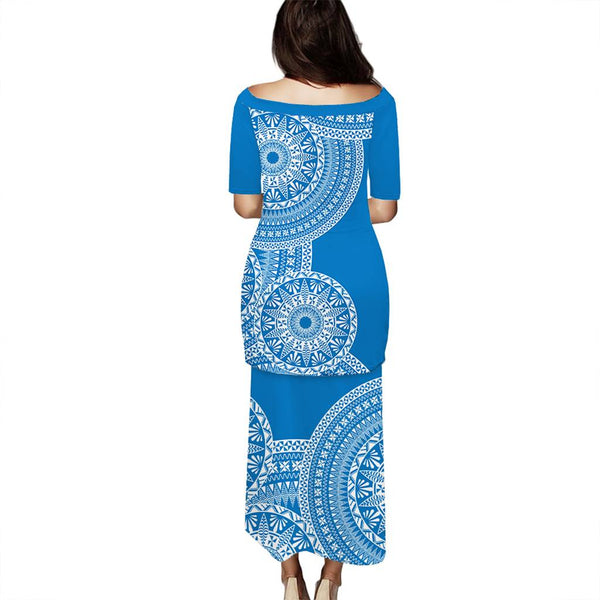 Custom Tonga Schools Puletaha Dress Tongan Schools Logo With Ngatu ...