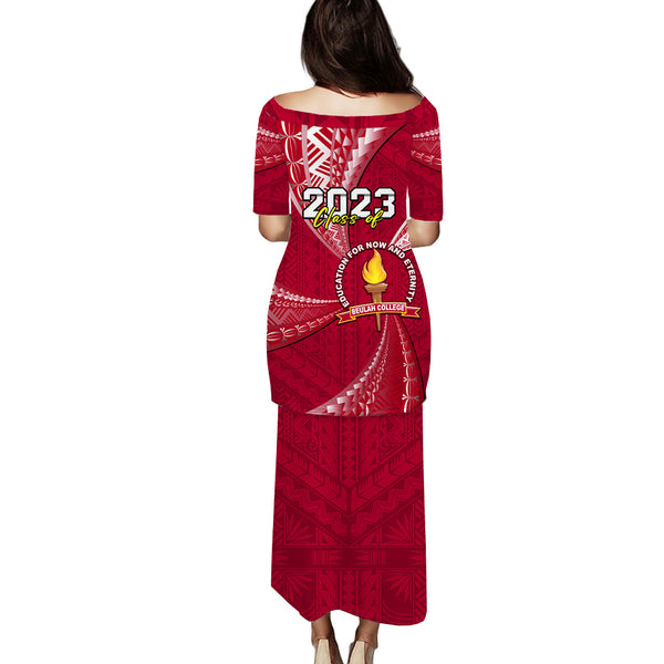 Personalised Tonga Beulah College Puletasi Dress Class Of Year Tongan ...