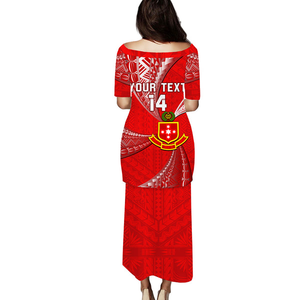 Personalised Tonga College Alete Puletasi Dress Kolisi Tonga Ngatu ...