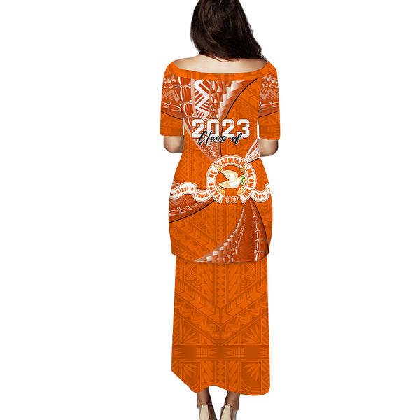 Personalised Tonga Tailulu College Puletasi Dress Class Of Year Tongan ...