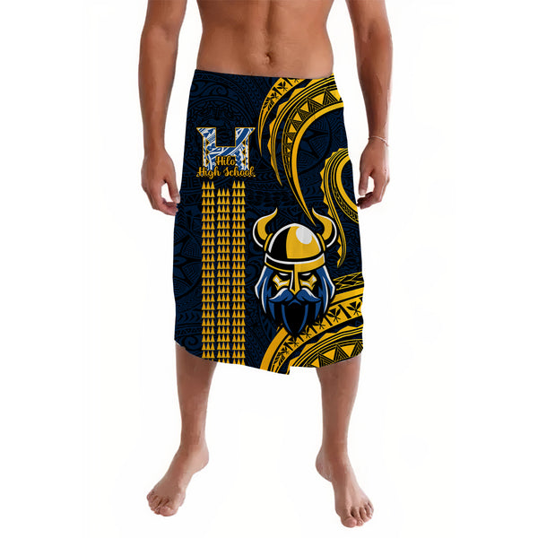 Hawaii Hilo High School Lavalava Polynesian Kakau Pattern LT14