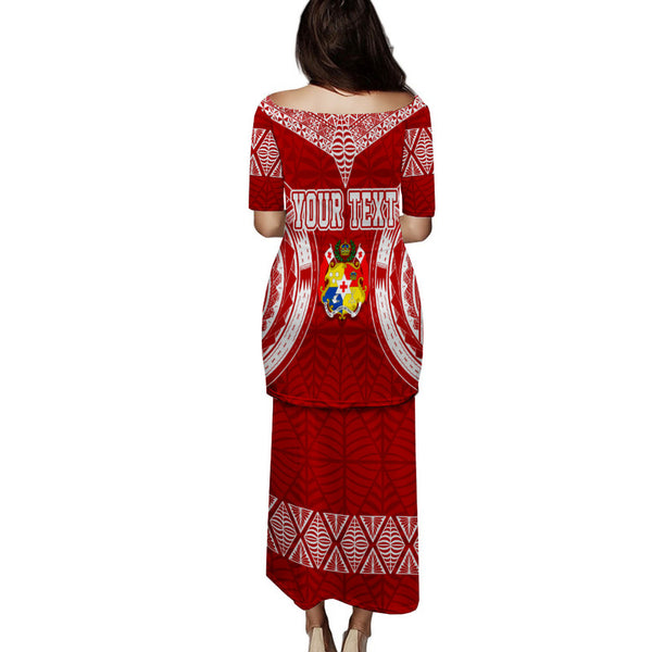Personalised Tonga Independence Day Puletaha Dress Kupesi Pattern Mix ...
