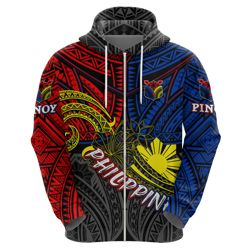 Philippines Half Sleeve Tattoo Hoodie Pinoy Filipinos Sun DT02