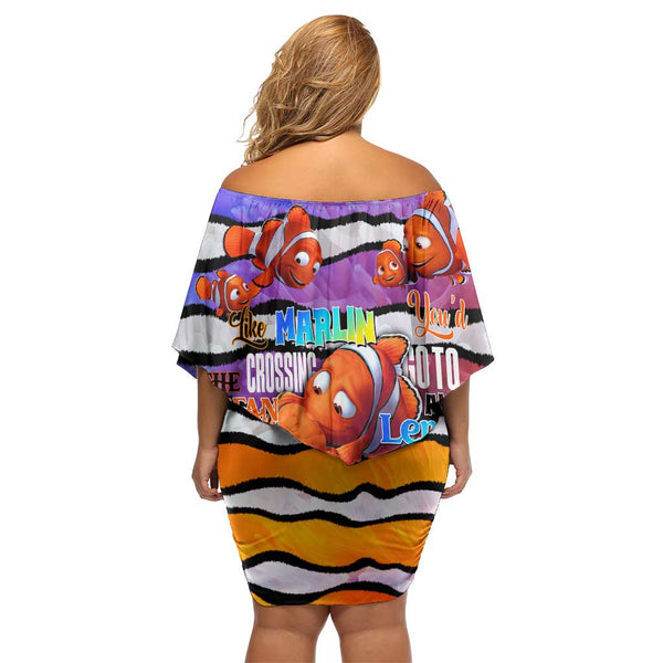 The Ocean Best Dad Off Shoulder Short Dress Like Marlin Happy Fathers ...