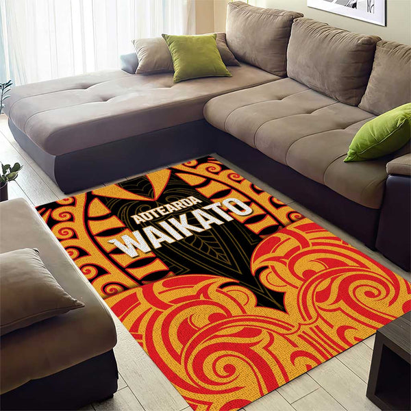 Aotearoa Waikato Area Rug Maori Pattern New Zealand DT05