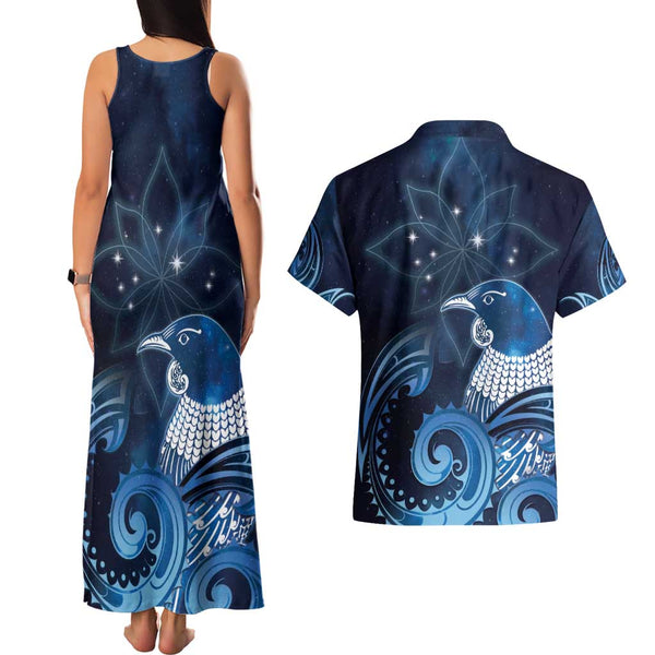 New Zealand Matariki Couples Matching Tank Maxi Dress and Hawaiian ...