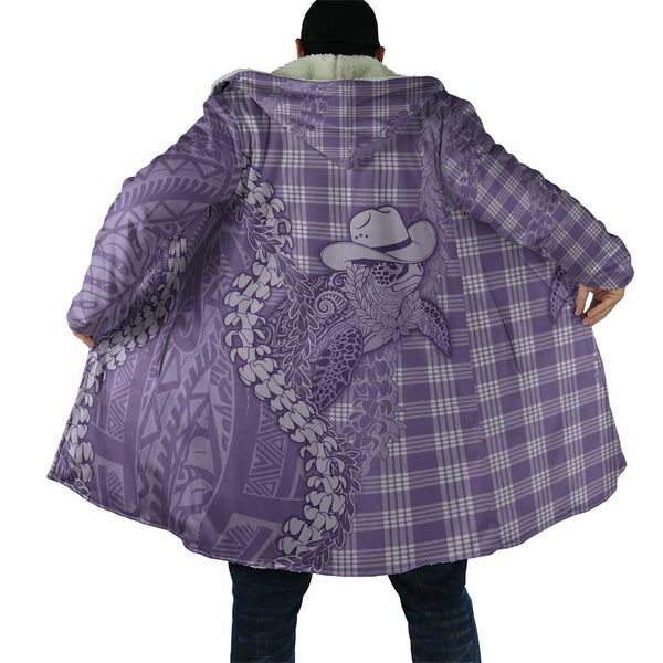 Purple Hawaii Palaka Cowboy Turtle Cloak Hawaiian Paniolo Puakenikeni ...