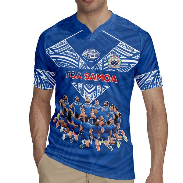 Toa Samoa Rugby Jersey Samoan Warrior Spirit Rugby DT05