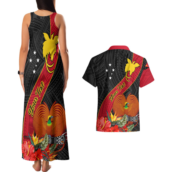 Personalised Papua New Guinea Couples Matching Tank Maxi Dress and ...