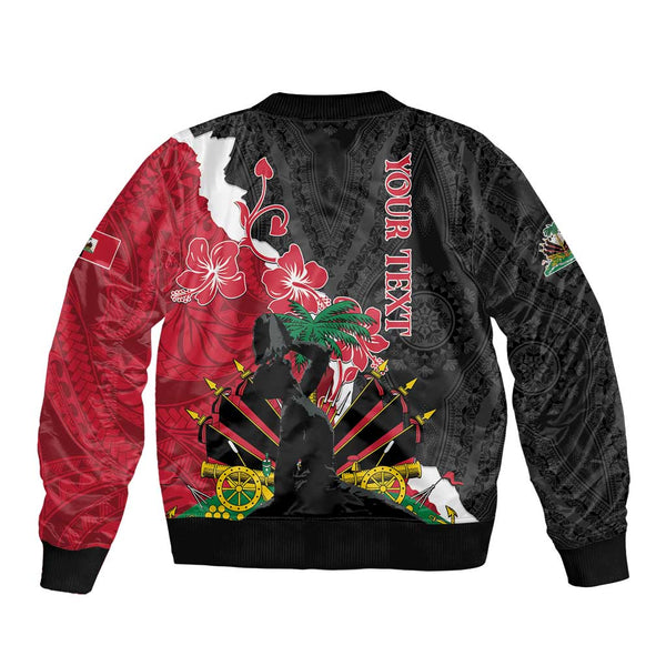 Personalised Ayiti Neg Marron Bomber Jacket Dashiki Mix Polynesian ...