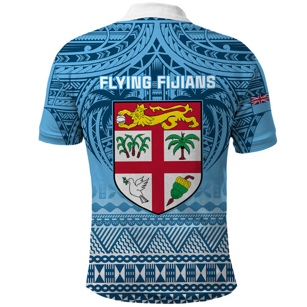 Fiji Rugby Polo Shirt Fijian Go 2023 World Cup LT01