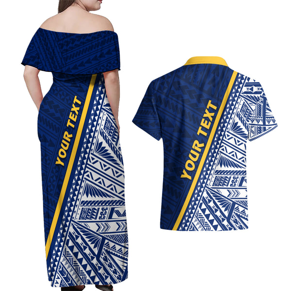 Nauru Independence Day Couples Matching Off Shoulder Maxi Dress and ...