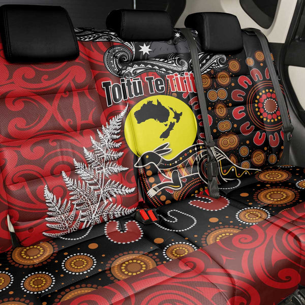 Aotearoa and Australia Toitu Te Tiriti Back Car Seat Cover Honour the ...