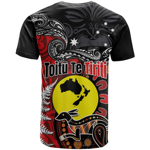Aotearoa and Australia Toitu Te Tiriti T Shirt Honour the Treaty - Te ...