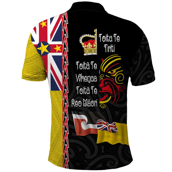 Aotearoa and Niue Toitu Te Tiriti Polo Shirt Honour the Treaty - Fight ...