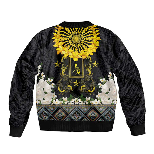 Flores de Mayo and Filipino Fiesta Sleeve Zip Bomber Jacket The Sun ...