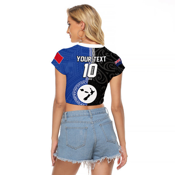 Custom Samoa and New Zealand Rugby Raglan Cropped T Shirt Teuila Samoan ...