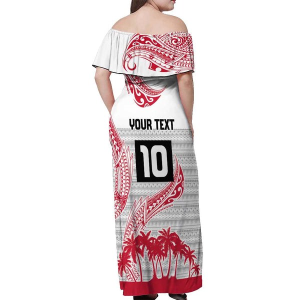 Cook Islands Marathon 2025-Pursuit in Paradise Off Shoulder Maxi Dress ...