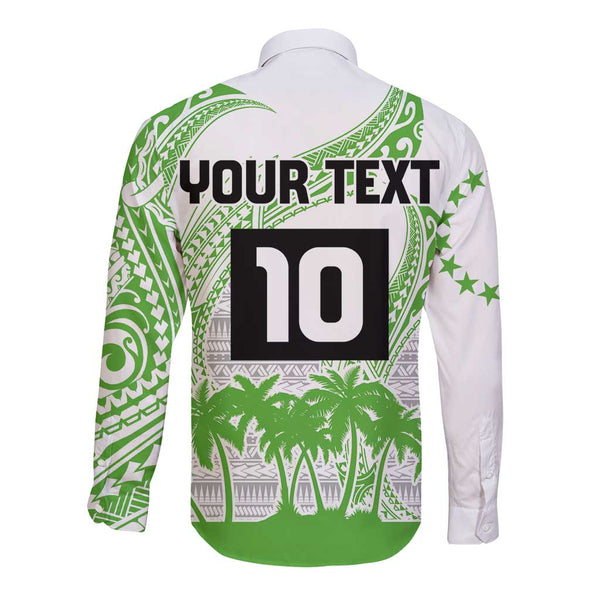 Cook Islands Marathon 2025-Pursuit in Paradise Long Sleeve Button Shirt ...