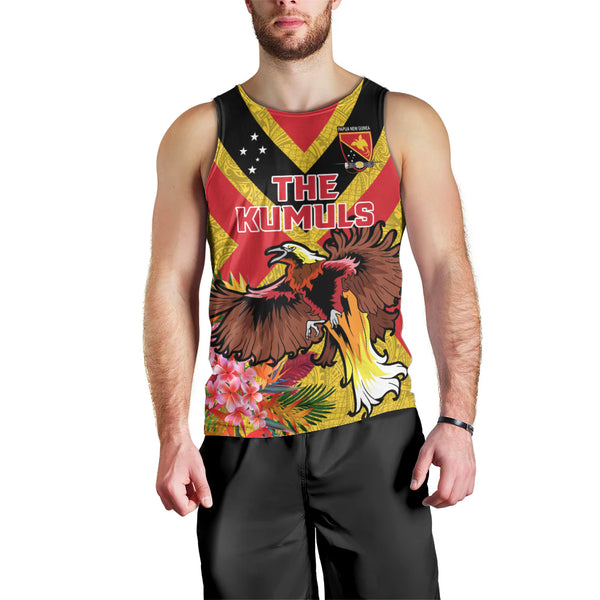 Custom Papua New Guinea Rugby Men Tank Top Bird of Paradise and ...