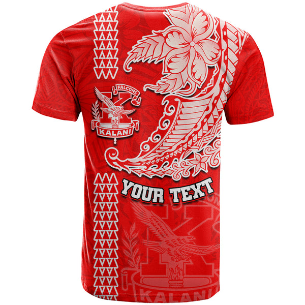 Hawaii Kalani High School T Shirt Tribal Kakau Pattern LT03