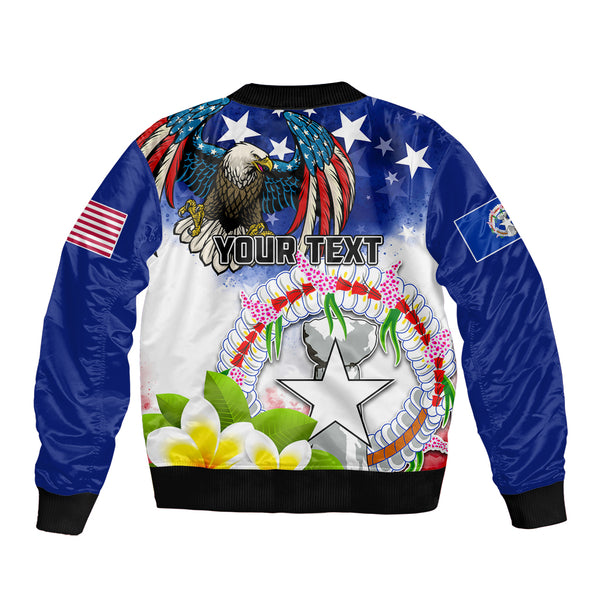 Custom Northern Mariana Islands Commonwealth Covenant Day Bomber Jacket ...