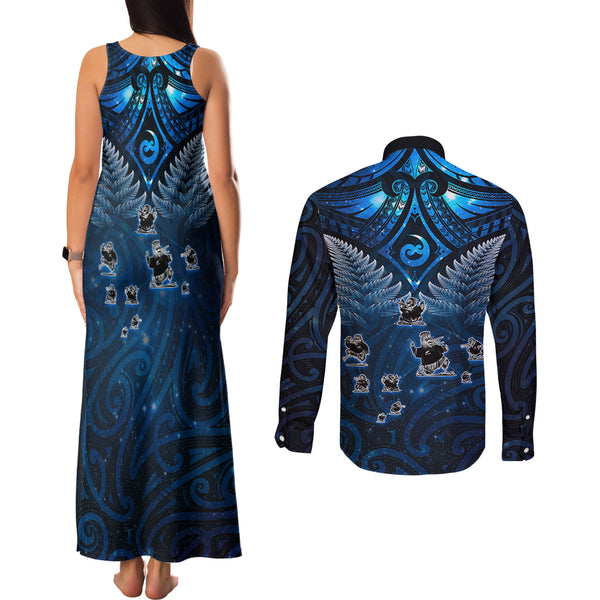 New Zealand Matariki Couples Matching Tank Maxi Dress and Long Sleeve ...
