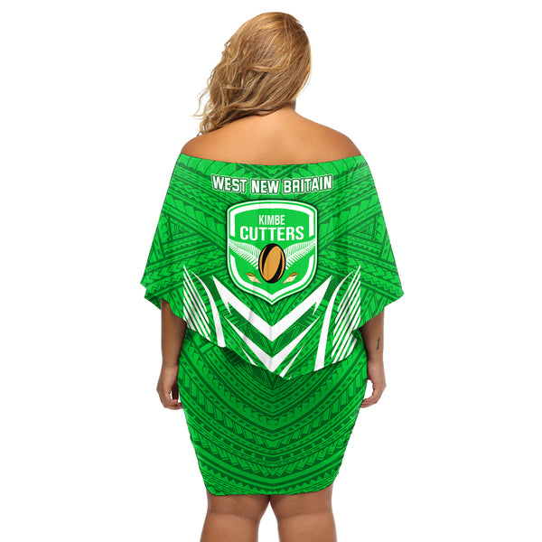 Kimbe Cutters Rugby Off Shoulder Short Dress Papua New Guinea ...