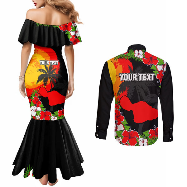 Custom Hawaii Maui Island Couples Matching Mermaid Dress and Long ...
