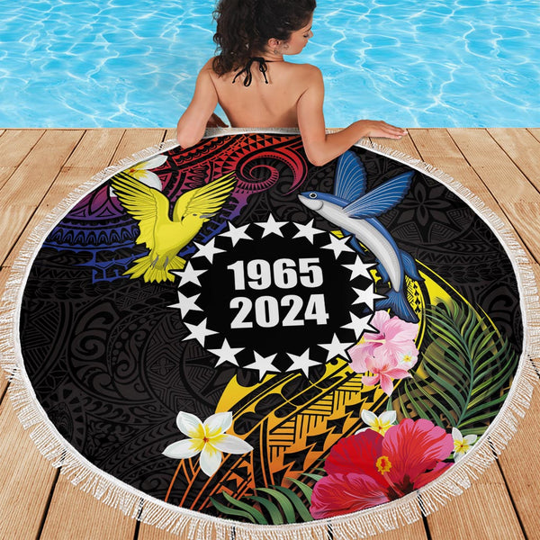 Cook Islands Independence Day Beach Blanket Maroro and Kakaia with ...