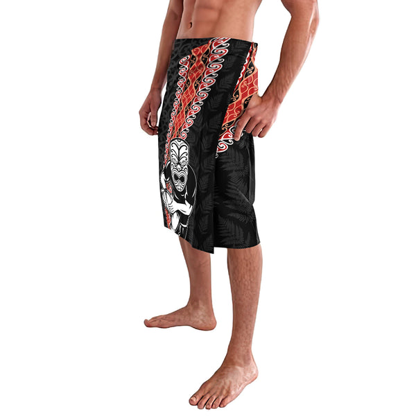 New Zealand Maori Warrior Rugby Lavalava Maori and Silver Fern Half ...