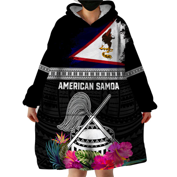 Personalized American Samoa Flag Day Wearable Blanket Hoodie Tanoa and ...