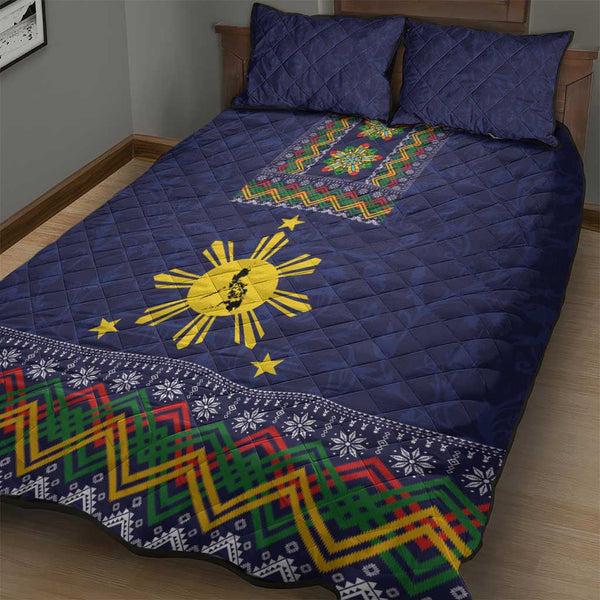 Philippines Merry Christmas Quilt Bed Set Maligayang Pasko with Parol ...