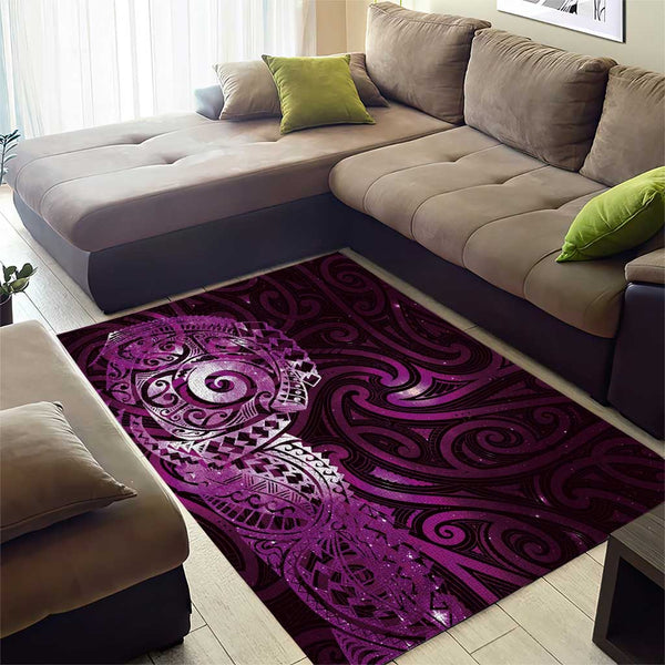 Matariki New Zealand Maori Koru Art Tattoo Area Rug New Year Galaxy ...