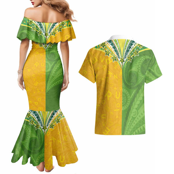 Cook Islands Language Week Couples Matching Mermaid Dress and Hawaiian ...