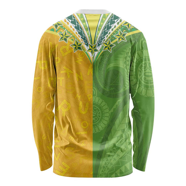 Cook Islands Language Week Long Sleeve Shirt Tatau Pattern and ...