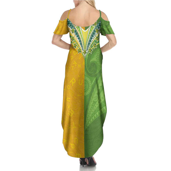 Cook Islands Language Week Summer Maxi Dress Tatau Pattern and ...