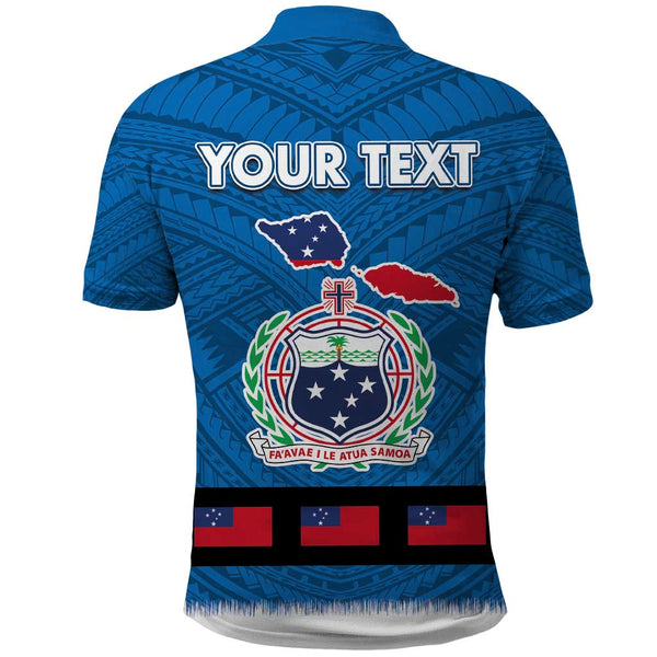 Samoa Merry Christmas Polo Shirt Santa Suit Style With Tatau Tattoo ...