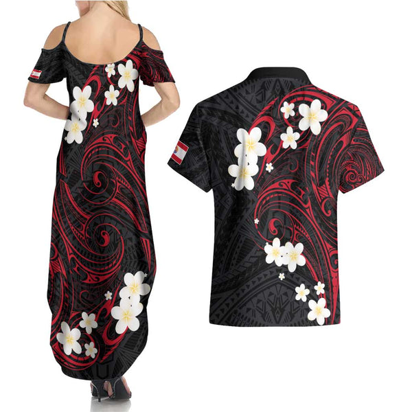 French Polynesia Tiare Day Couples Matching Summer Maxi Dress and ...