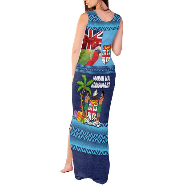Fiji Marau na Kerisimasi Tank Maxi Dress Christmas Collared Lory - Fiji ...