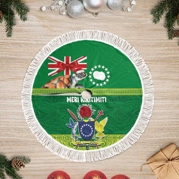 Cook Islands Meri Kiritimiti Tree Skirt Christmas Turtle - Cooks ...