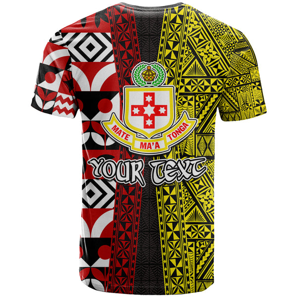 Tonga Kolisi Tonga T Shirt Ngatu and Geometric Pattern LT03