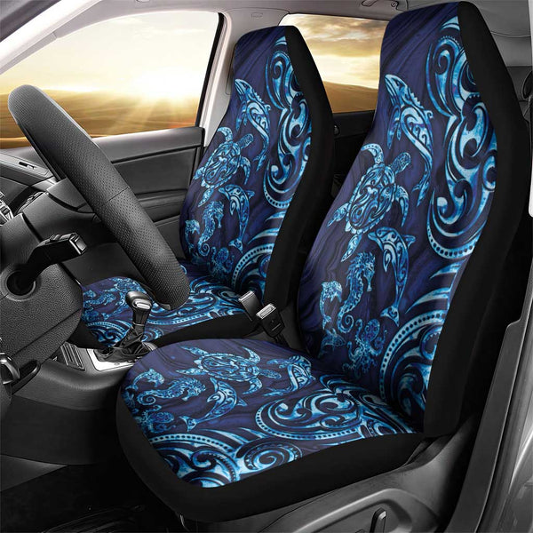 New Zealand Connecting with Seas Car Seat Cover Maori Tribal and Sea ...