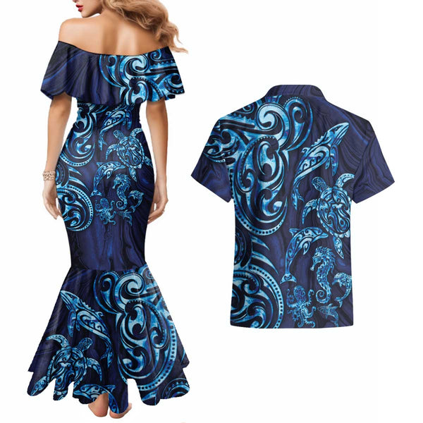 New Zealand Connecting with Seas Couples Matching Mermaid Dress and ...