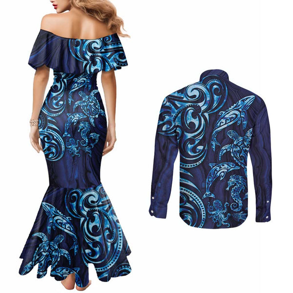 New Zealand Connecting with Seas Couples Matching Mermaid Dress and ...