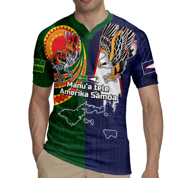 Manuʻa Islands and American Samoa Together Rugby Jersey Rooster and ...