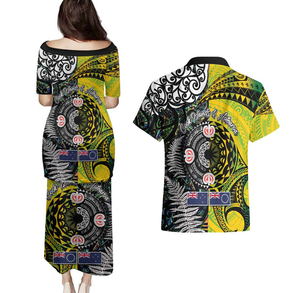 New Zealand and Cook Islands Together Couples Matching Puletasi and ...