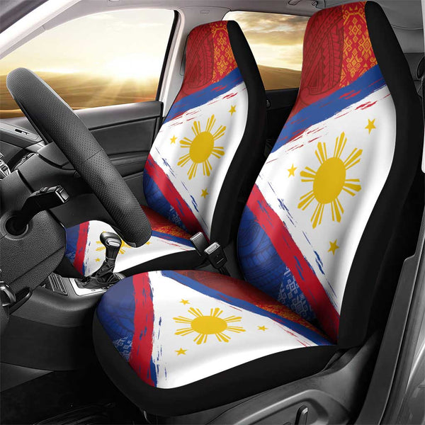 Philippines National Flag Day Car Seat Cover Polynesian and Yakan ...