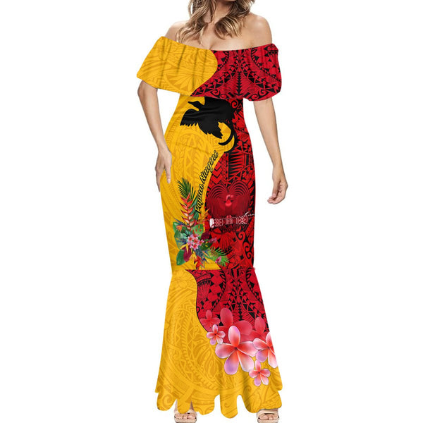 Papua New Guinea Mermaid Dress Birds Of Paradise Mix Tropical Flower ...