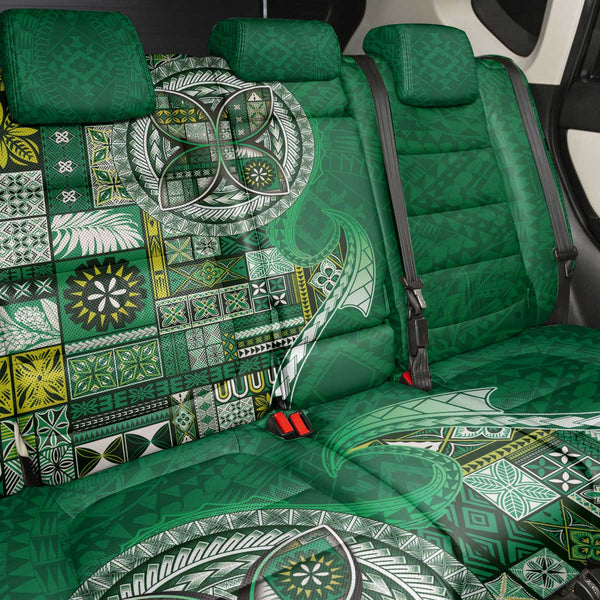 Samoan Siapo Art Tattoo Polynesian Pattern Back Car Seat Cover Green ...